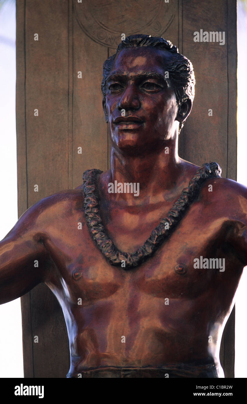 Duke Paoa Kahanamoku Statue High Resolution Stock Photography and ...