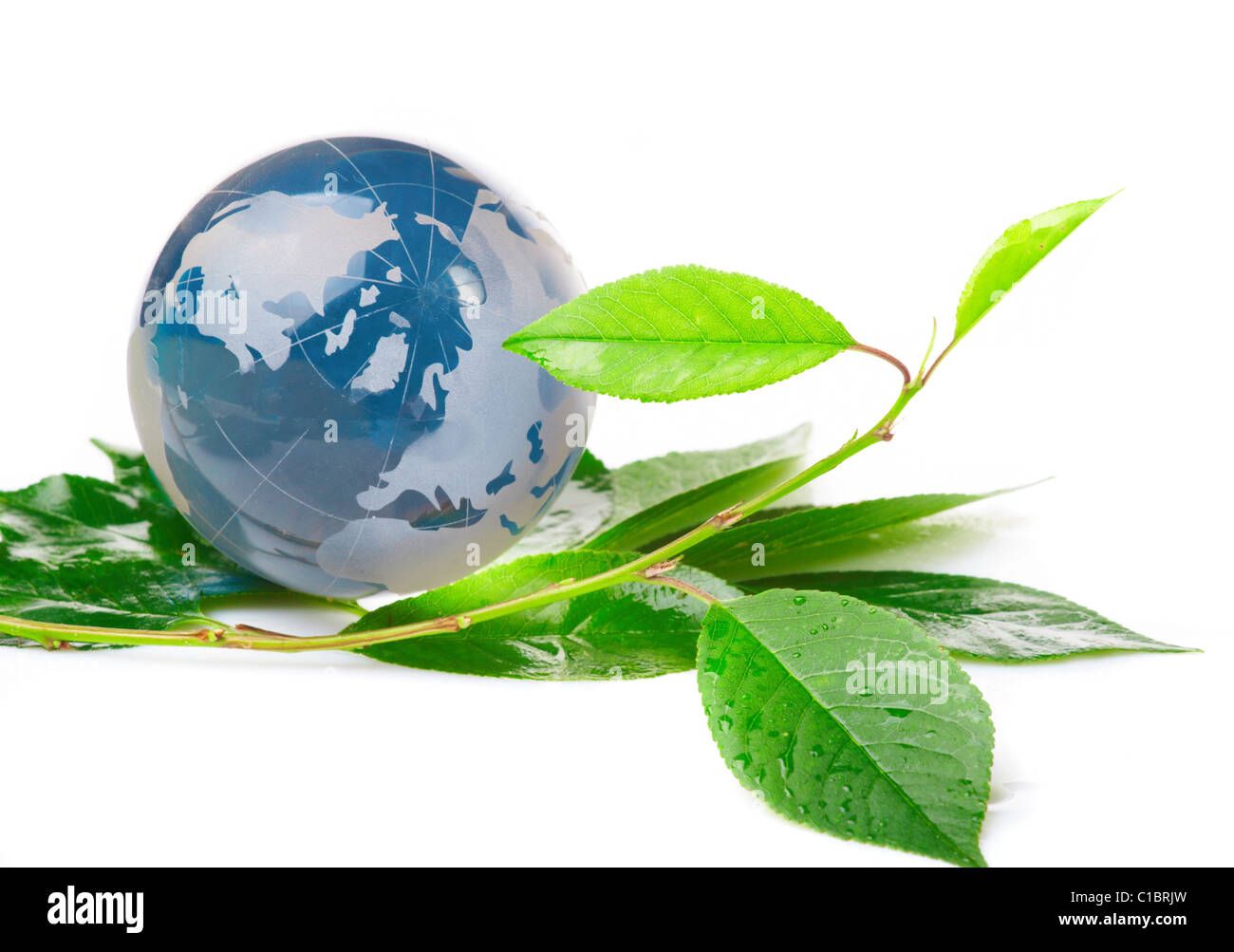World globe nature Cut Out Stock Images & Pictures - Alamy