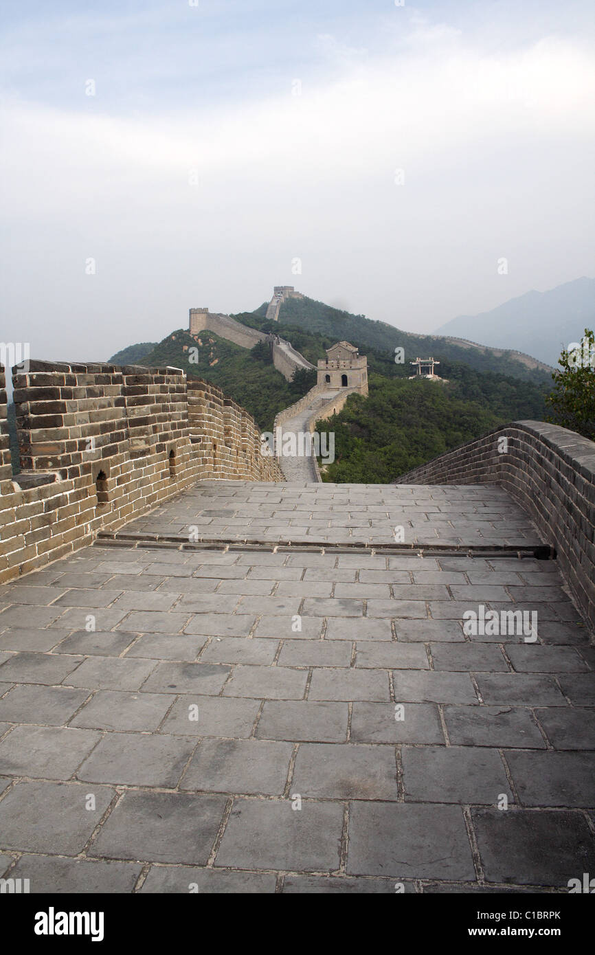Great Wall of China, Badaling, Beijing, China Stock Photo - Alamy