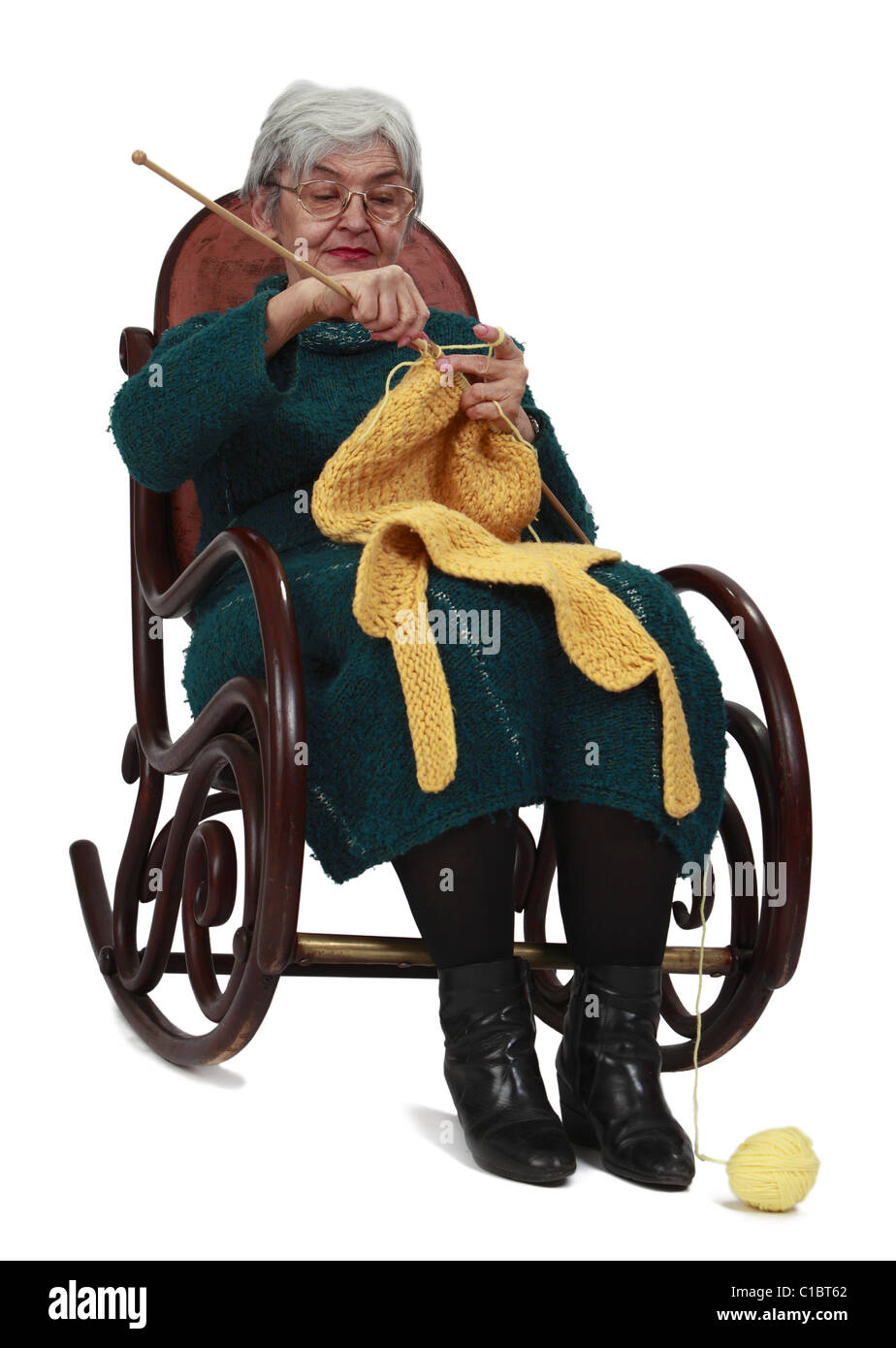 Rocking chair granny hi res stock photography and images Page 2 Alamy