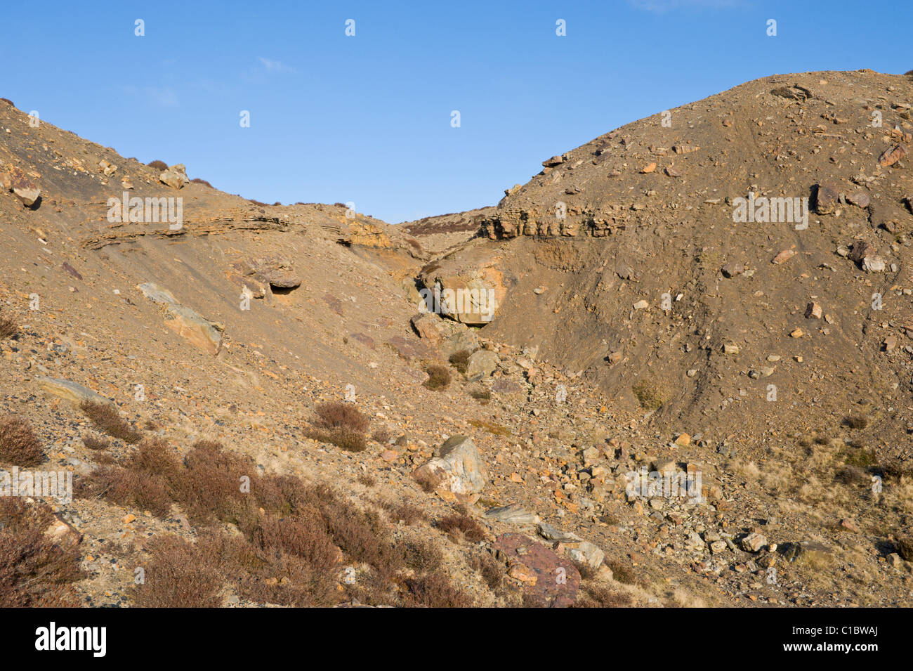 Canada Tips WW2 opencast workings mining coal and iron ore part of ...