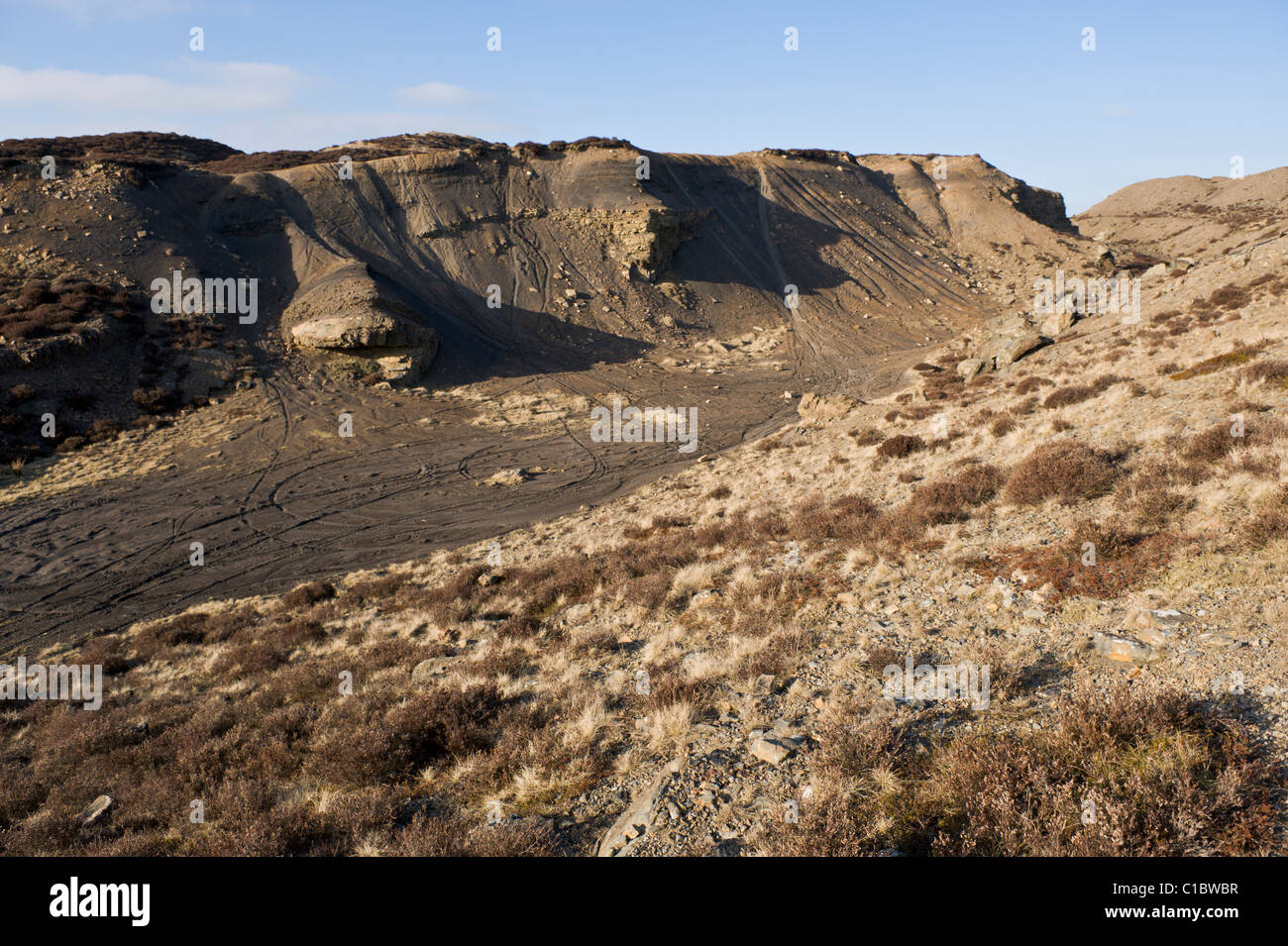 Canada Tips WW2 opencast workings mining coal and iron ore part of ...