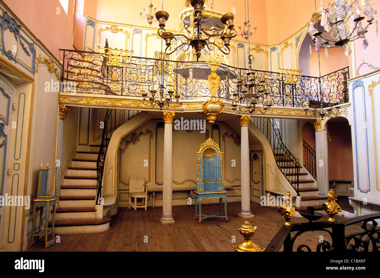 France, Vaucluse, Luberon, Cavaillon, synagogue built in the 18th ...