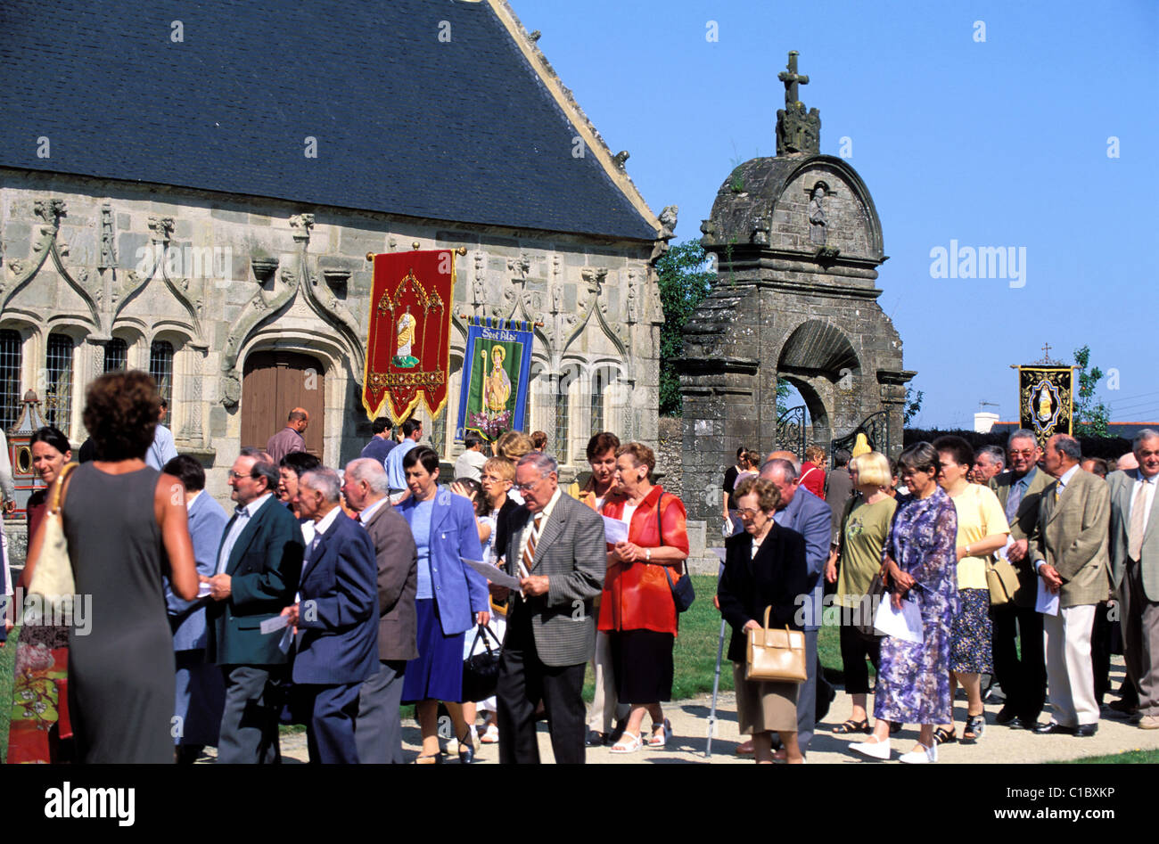 France, Finistere, parish enclosure of Pleyben, the atonement ...
