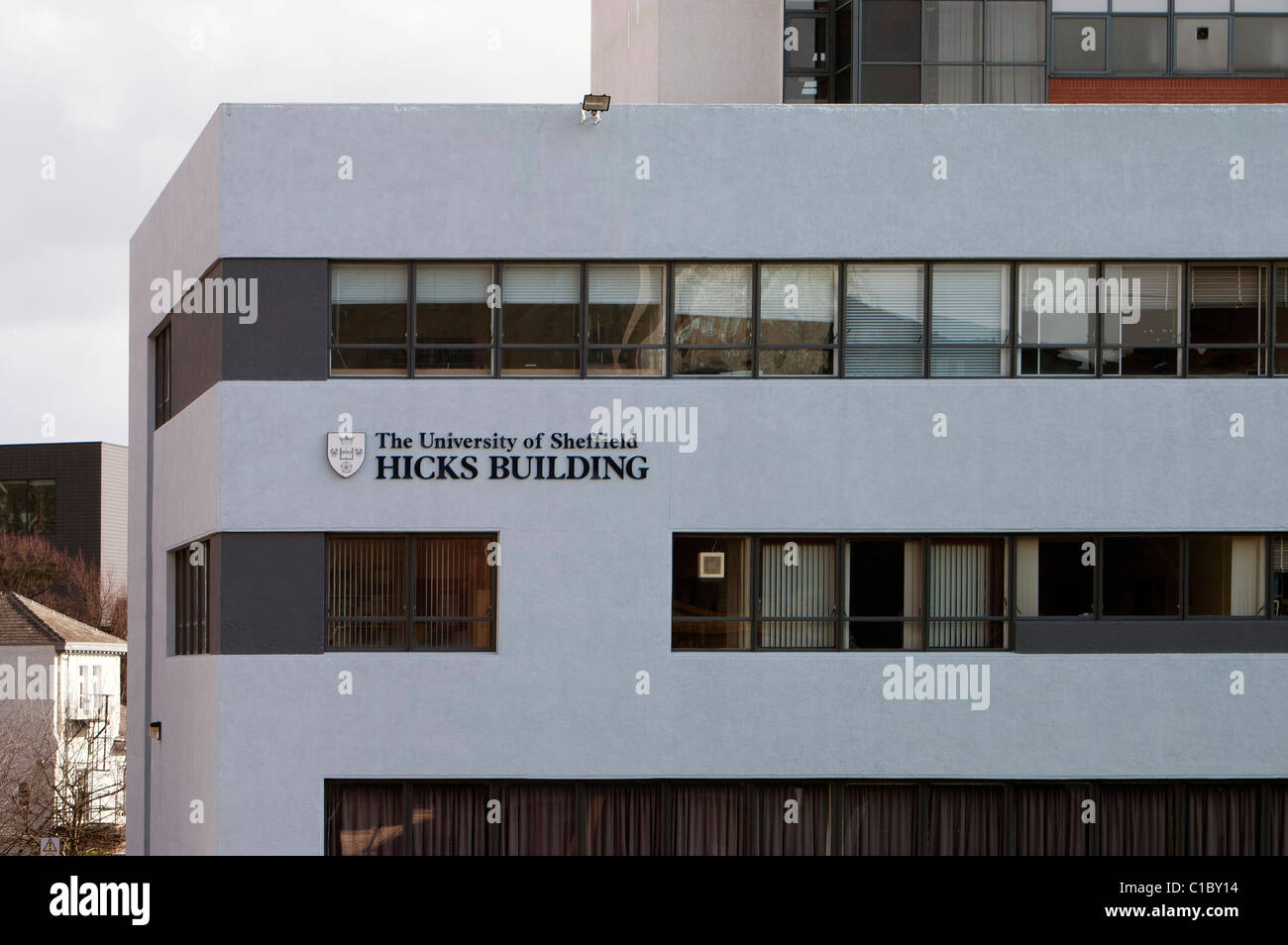 University of Sheffield Hicks Building Stock Photo - Alamy