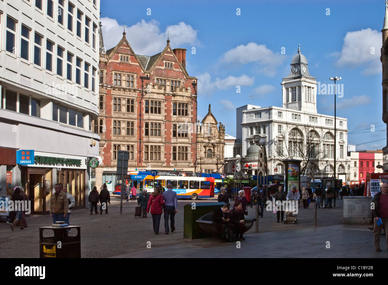 Sheffield city centre fargate hi-res stock photography and images - Alamy