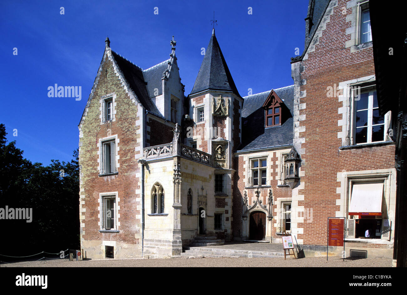 France, Indre et Loire, Amboise, Clos Luce castle museum, where ...