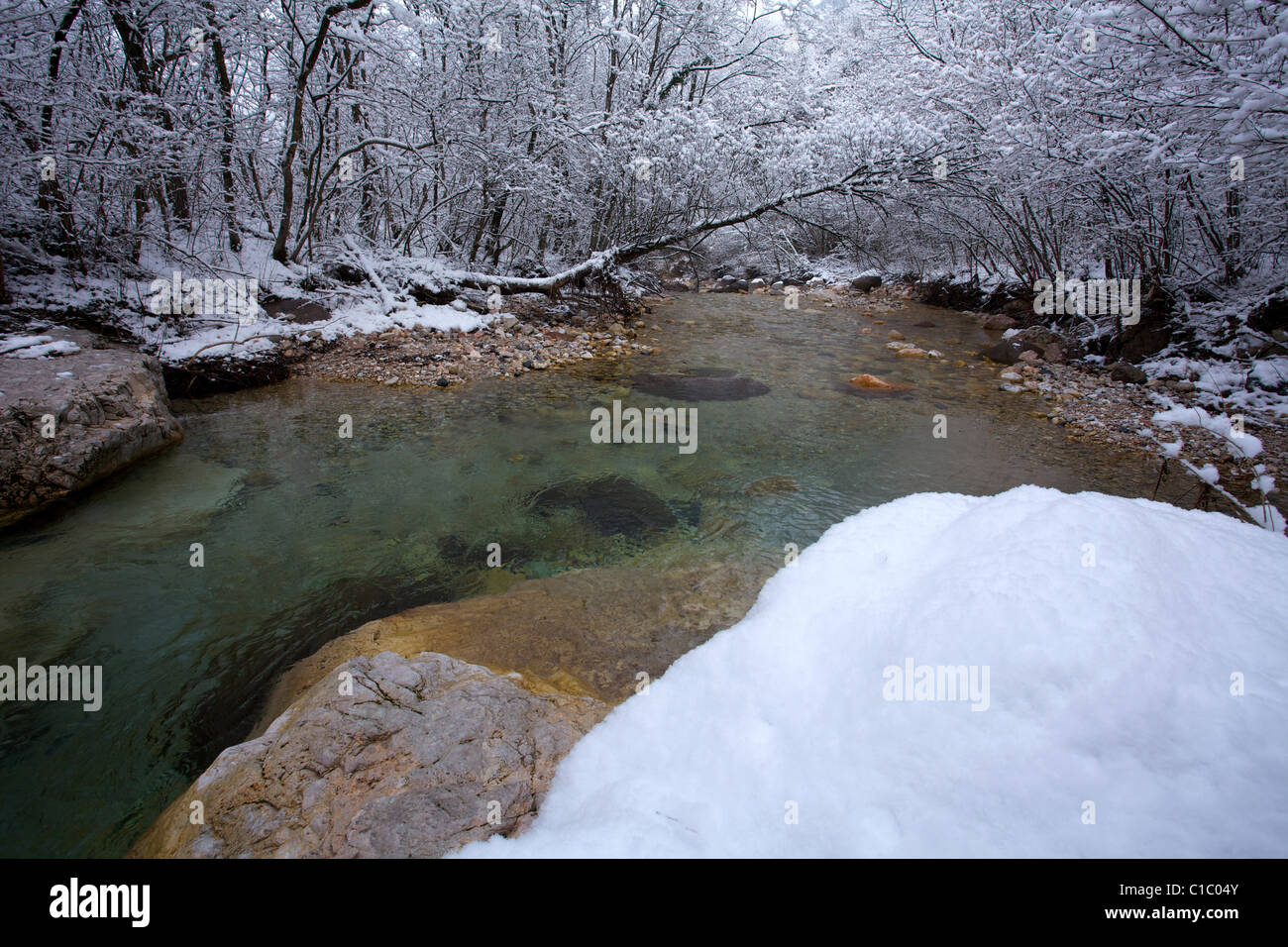 Ala torrent, Ala, Valle dei Ronchi, Trentino Alto Adige, Italy Stock ...