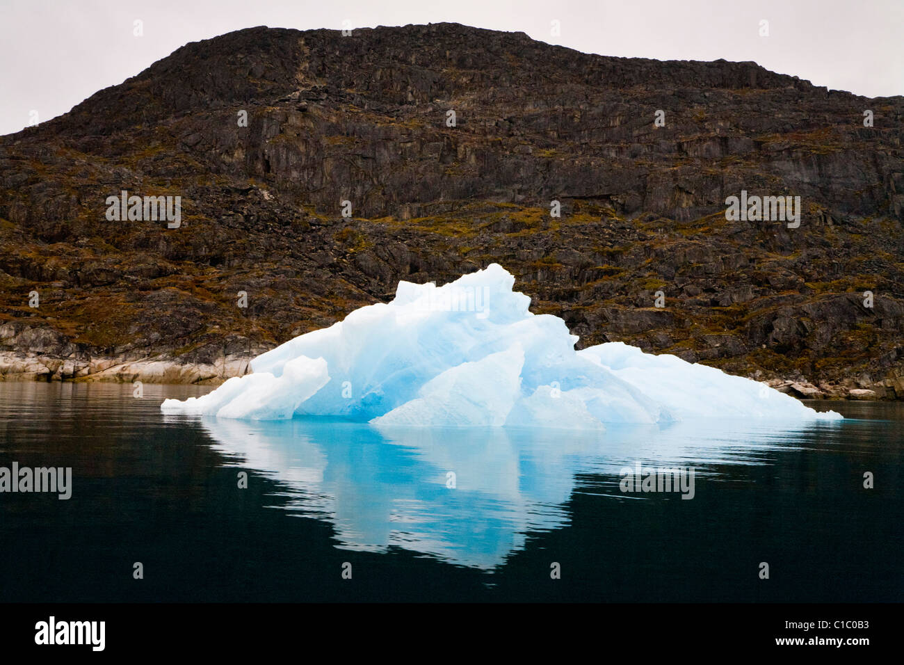 Iceberg floating in the ocean, South Greenland Stock Photo - Alamy