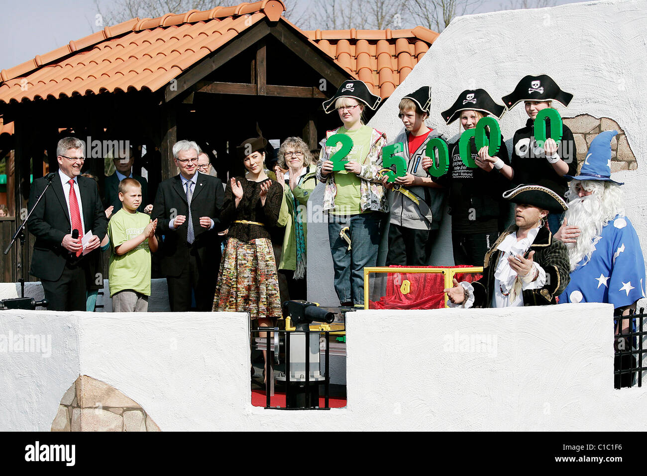 Crown Princess Mary of Denmark at the opening of Legoland Jutland ...