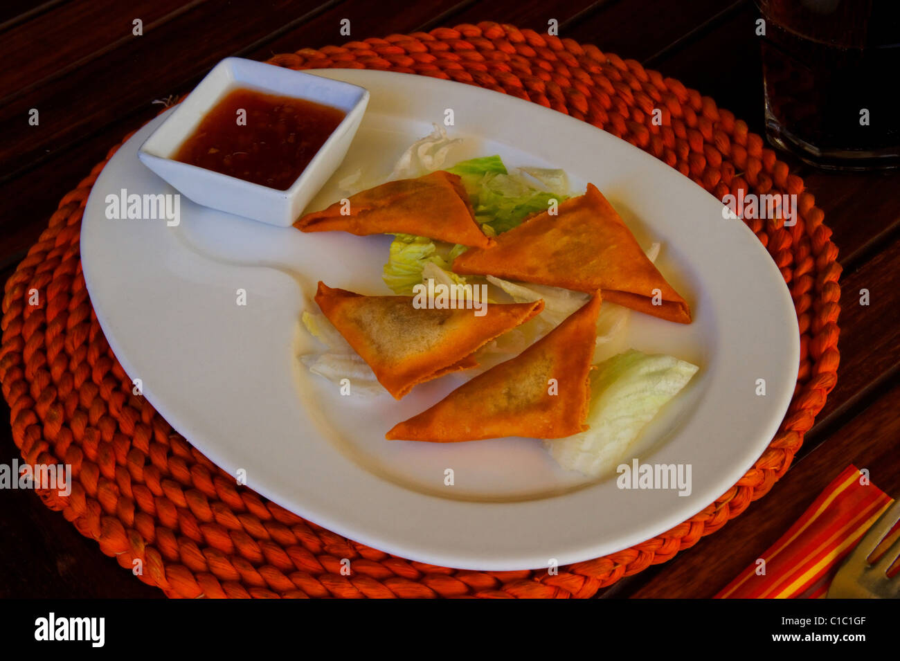 Samosas, Ibiza, Balearic islands, Spain, Europe Stock Photo - Alamy