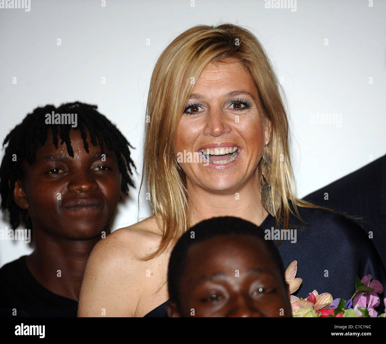 Princess Maxima arrives at the RAI Theatre to attend the theatrical ...