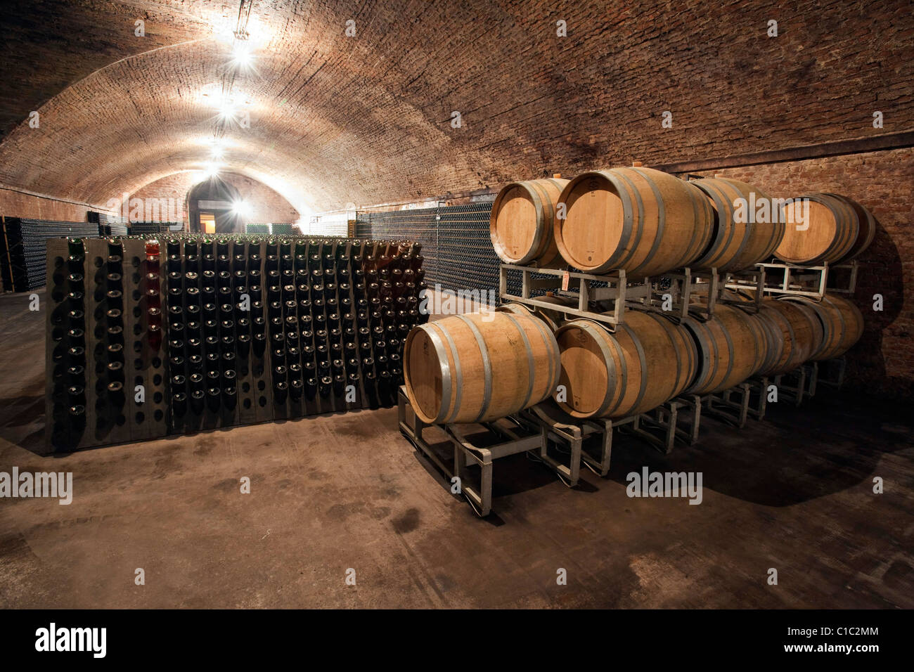Contratto underground wine cathedral in Canelli, Asti, Piedmont, Italy ...