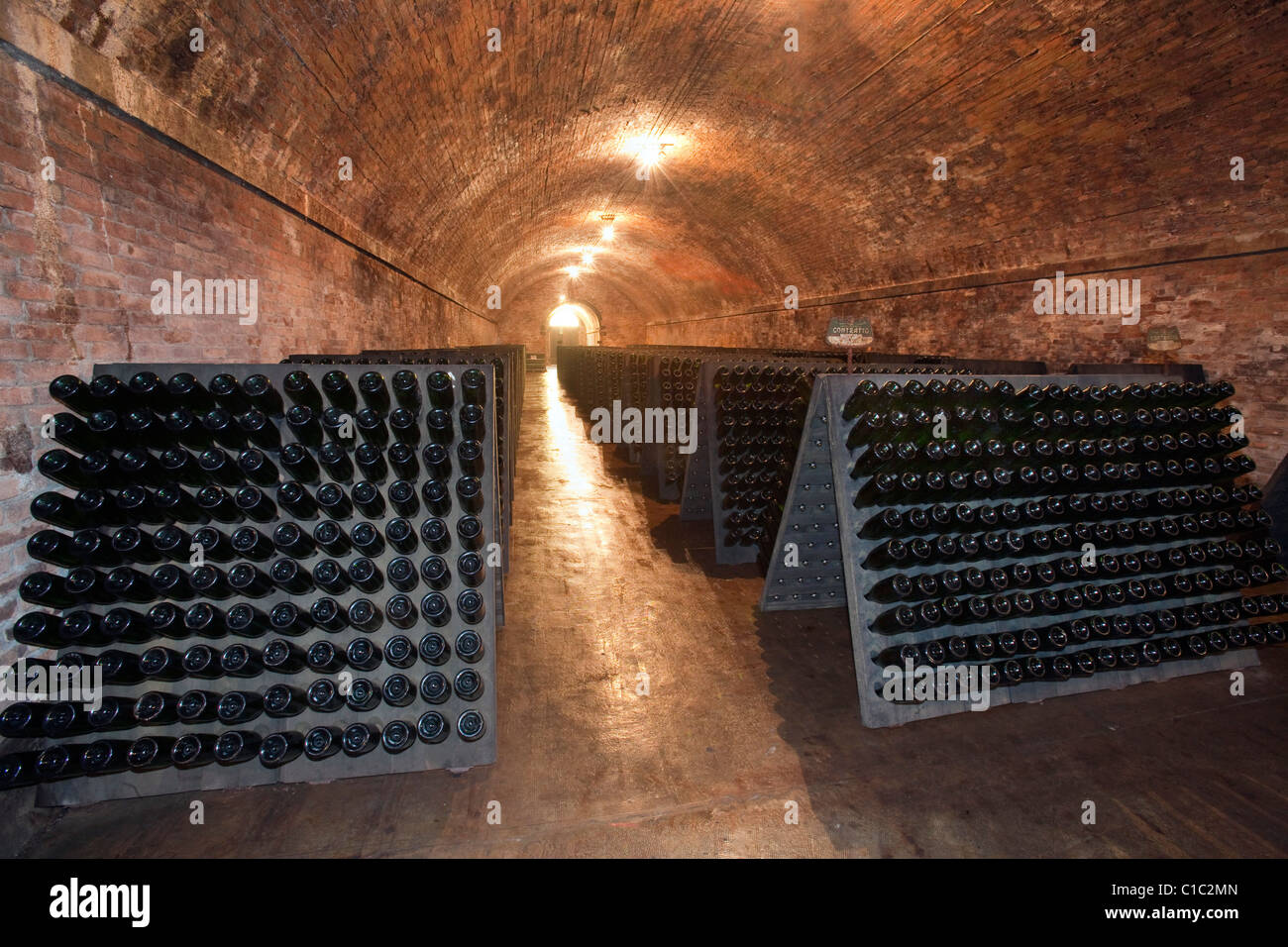 Contratto underground wine cathedral in Canelli, Asti, Piedmont, Italy ...