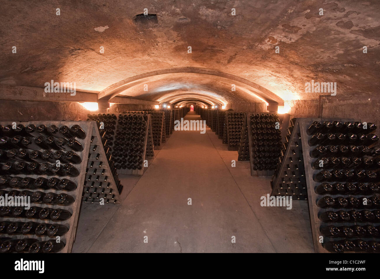 Gancia underground wine cathedral in Canelli, Asti, Piedmont, Italy ...