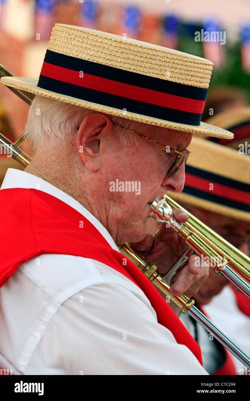 Man playing trombone hi-res stock photography and images - Alamy