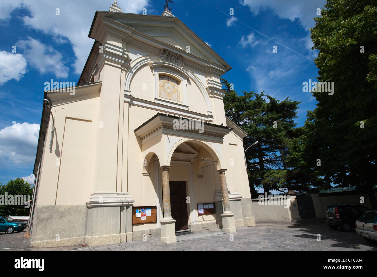 The parish church of San Leonardo, Canelli, Asti, Piemonte,Italy ...