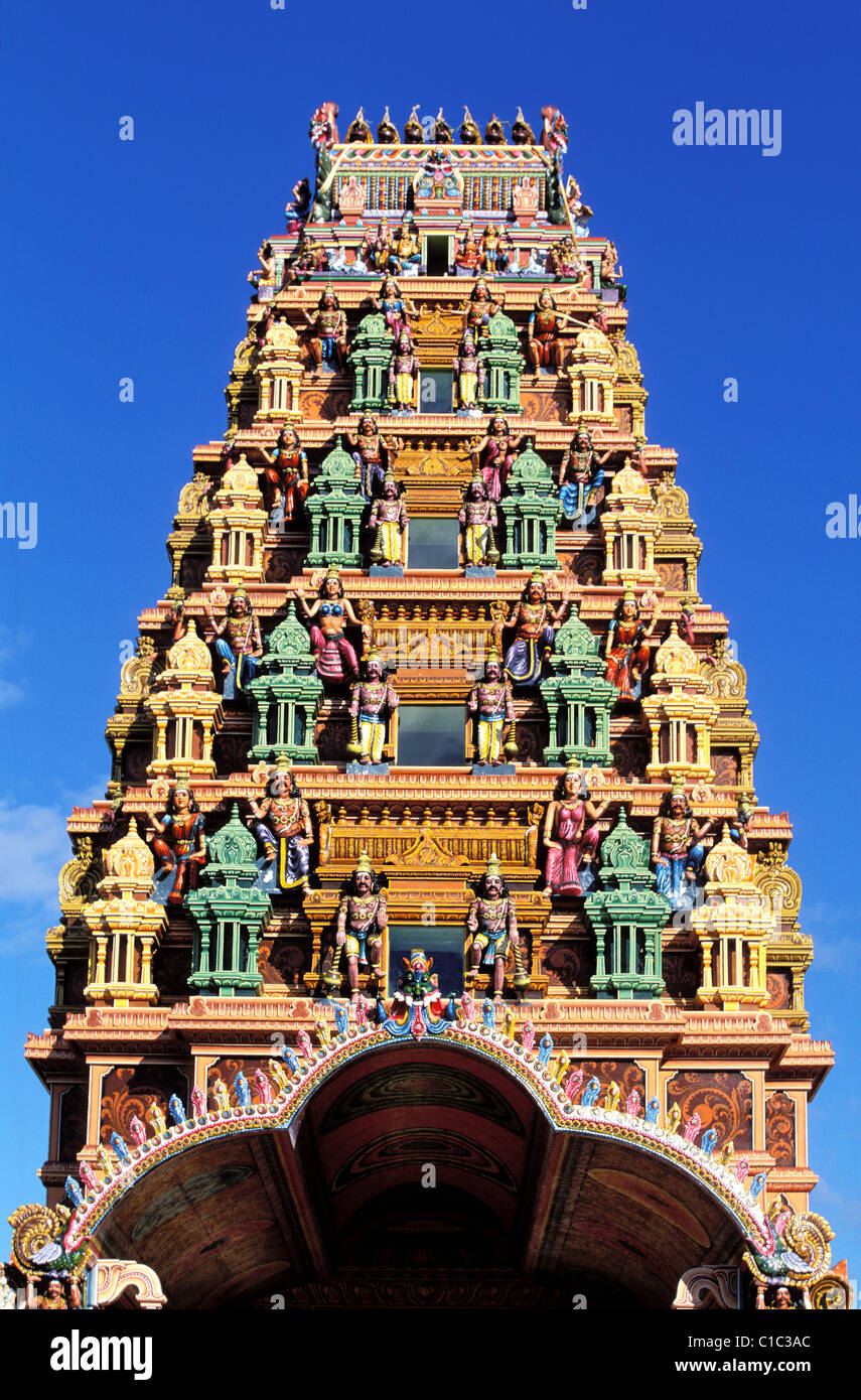 Mauritius, Port-Louis district, Socaligum Minathi Amen hindu temple ...