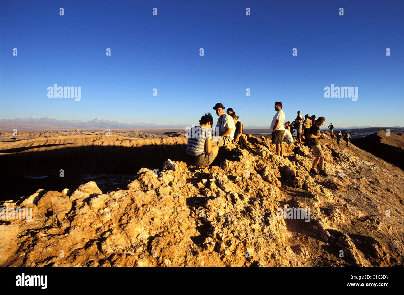 Chile, the Atacama desert, hiking in the Moon valley Stock Photo - Alamy