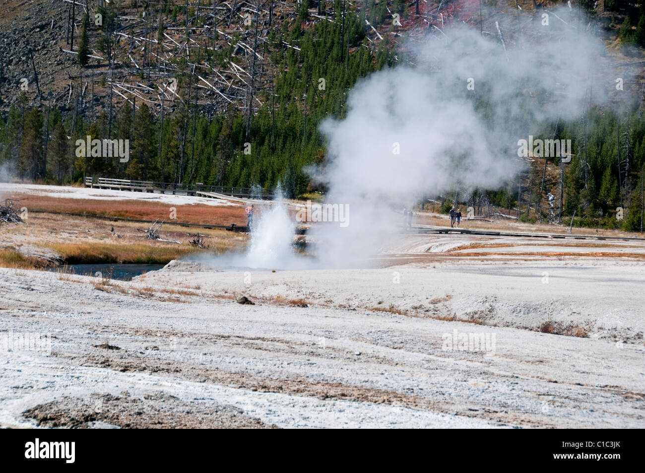 Upper Geyser Basin,Geysers,Sulphurous,Mudpots,Pools,Fumaroles ...