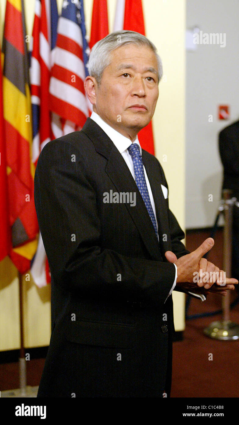 Yukio Takasu, Japan's ambassador to the UN UN Security Council holds ...