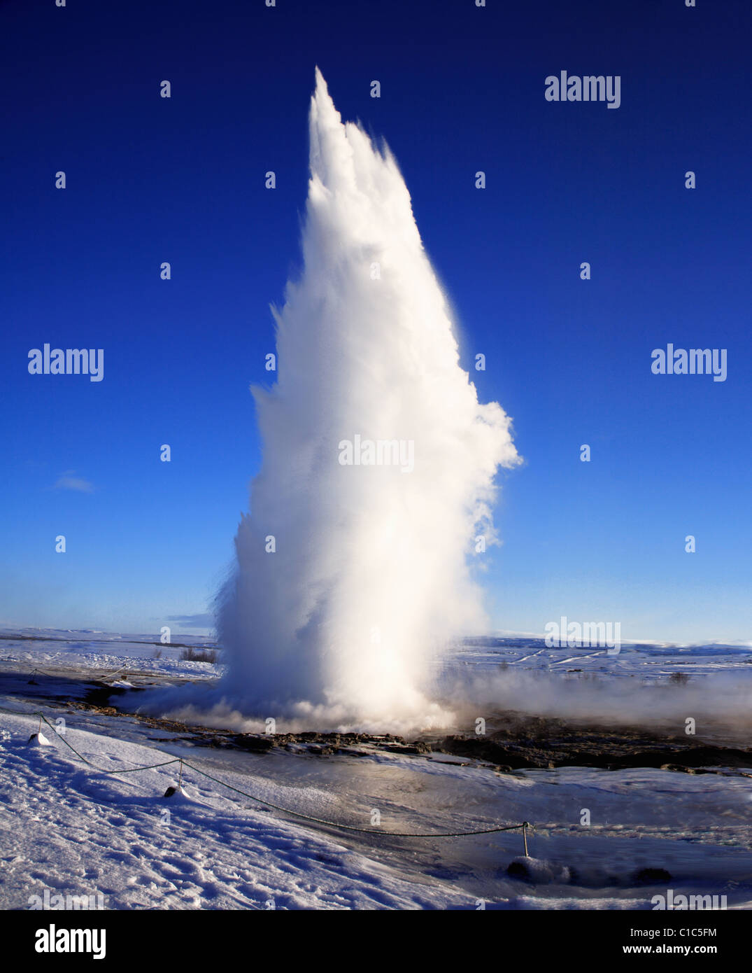 Iceland geyser winter hi-res stock photography and images - Alamy