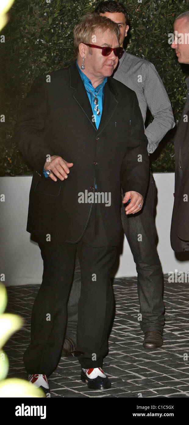 Elton John The GQ Awards held at Cecconi's Restaurant Hollywood, Los ...