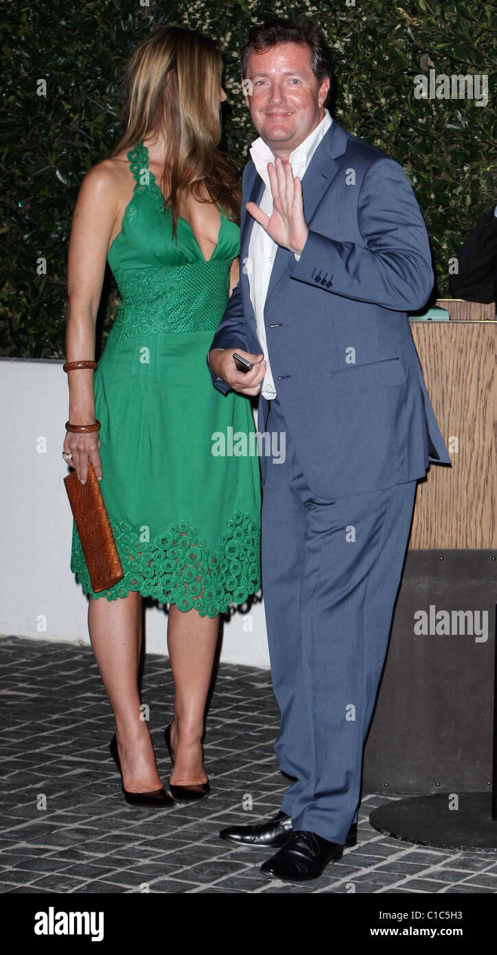 Celia Walden, Piers Morgan The GQ Awards held at Cecconi's Restaurant ...