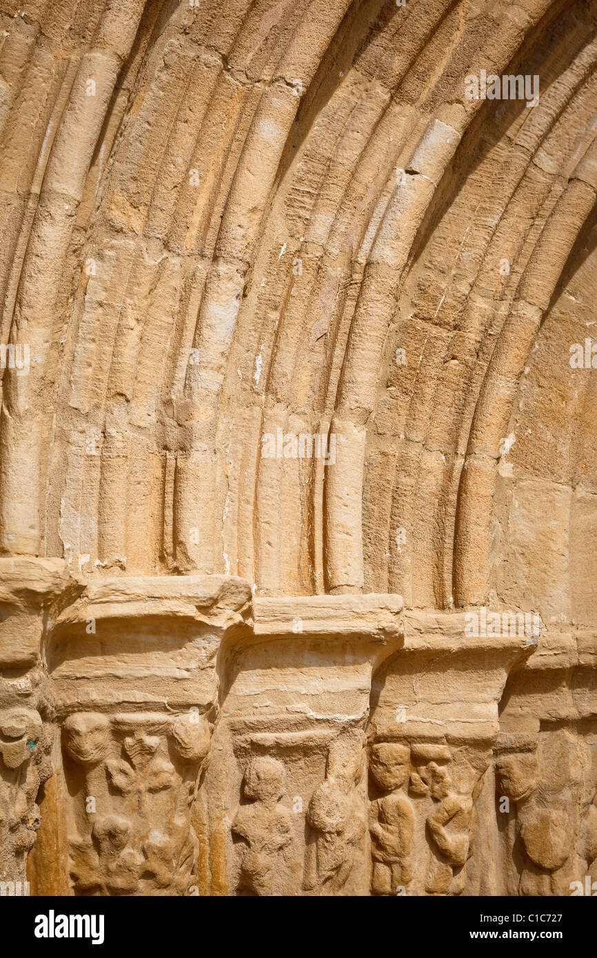 Architectural detail. Ermita del Santo Cristo, Labastida, Alava, Spain ...