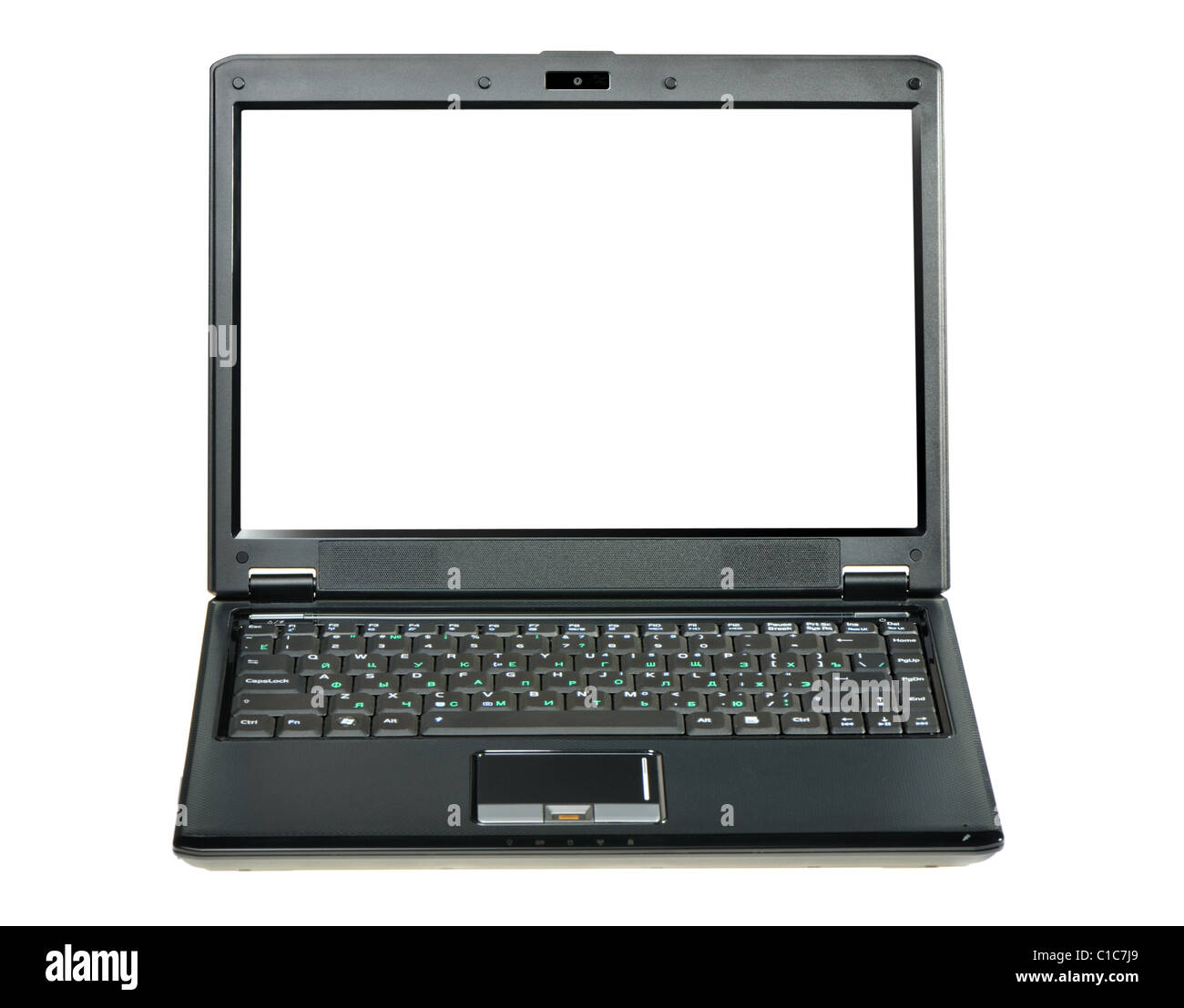 Laptop. A portable computer isolated on a white background Stock Photo ...