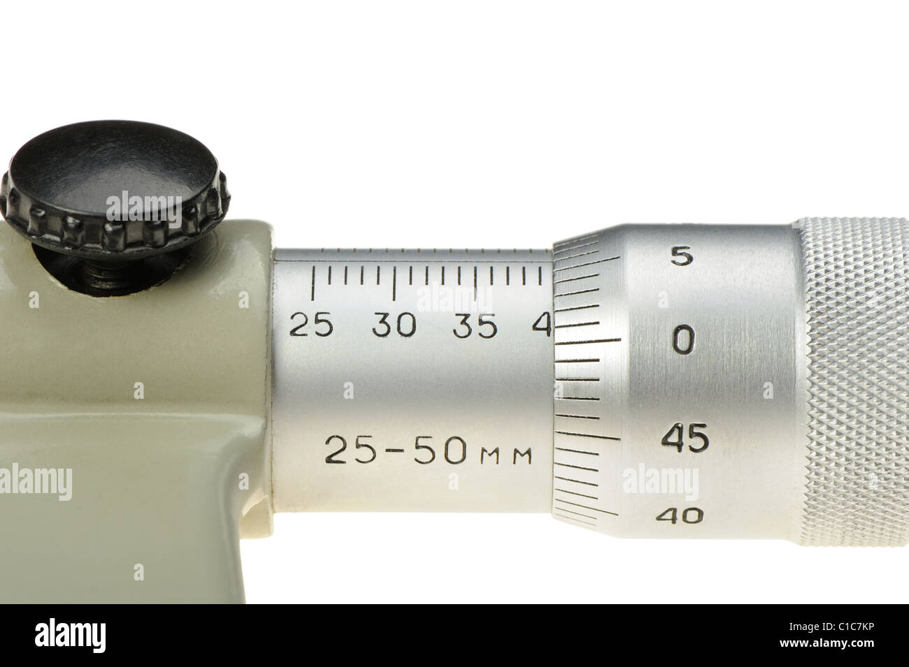 Micrometer instrument microscopic tiny measurements hi-res stock ...