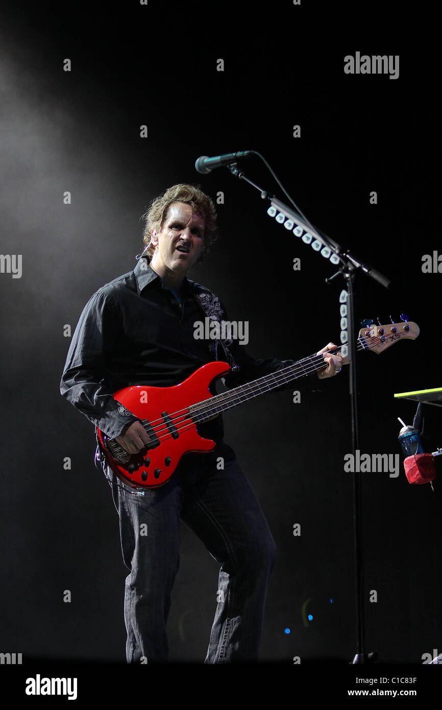 Jason Scheff of 'Chicago' performing in concert at the Hollywood ...