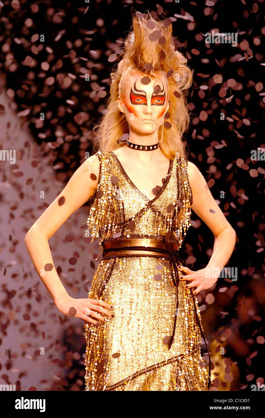 Hair crazy Bizarre hairstyles are displayed across the world by models ...