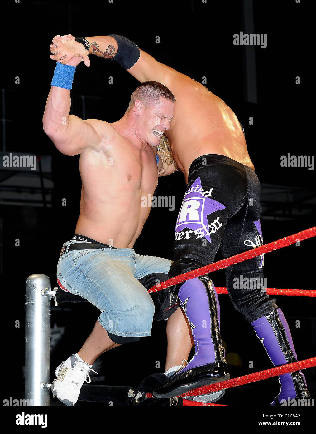 John Cena, Edge WWE Revenge Tour Live wrestling at the O2 Arena Dublin ...