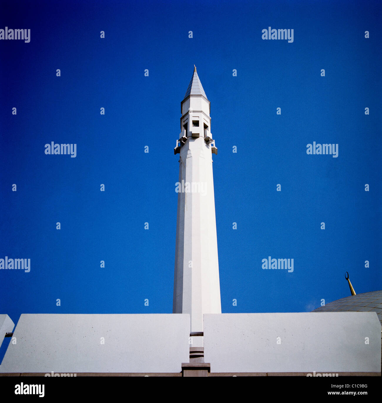 Modern architecture of Sakirin Mosque in Uskudar in Istanbul in Turkey ...