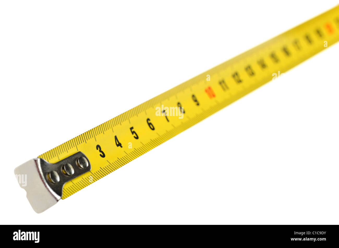 The measuring tool. It is isolated on a white background Stock Photo ...