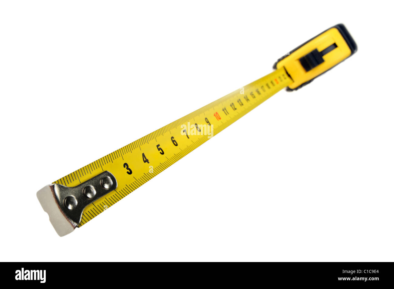 The measuring tool. It is isolated on a white background Stock Photo ...