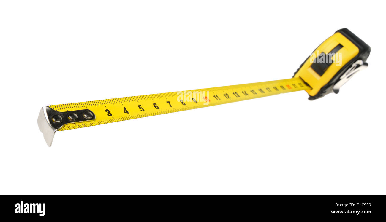 The measuring tool. It is isolated on a white background Stock Photo ...