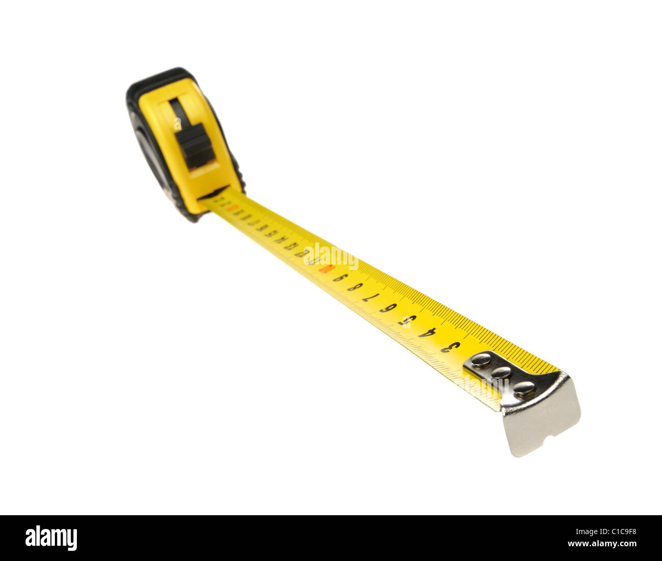 The measuring tool. It is isolated on a white background Stock Photo ...
