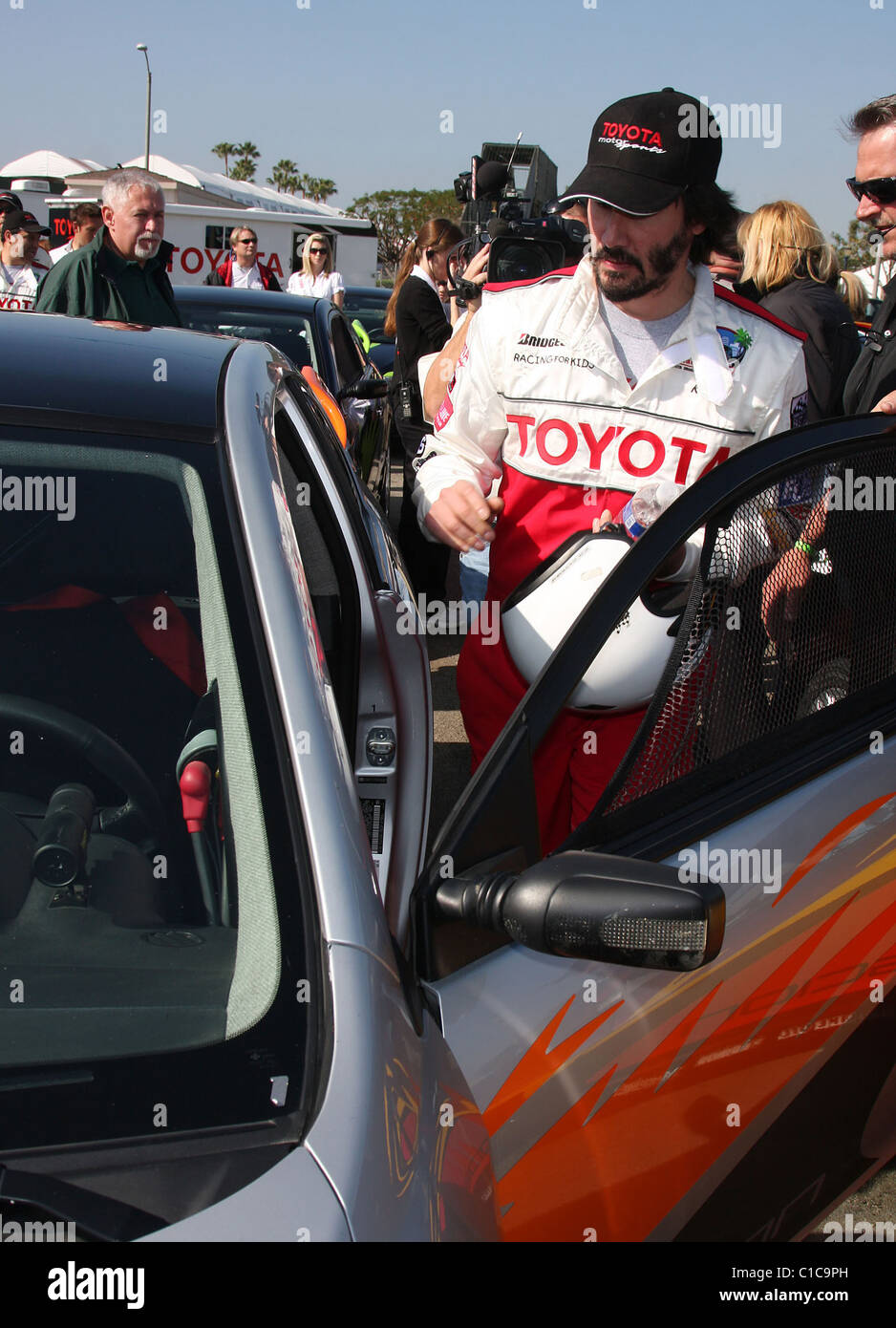 Keanu Reeves The 33rd Annual Toyota Pro/Celeb Race Press Day Long Beach ...