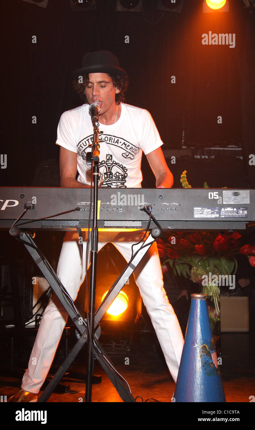 British singer Mika presents a free concert at the Roxy West Hollywood ...