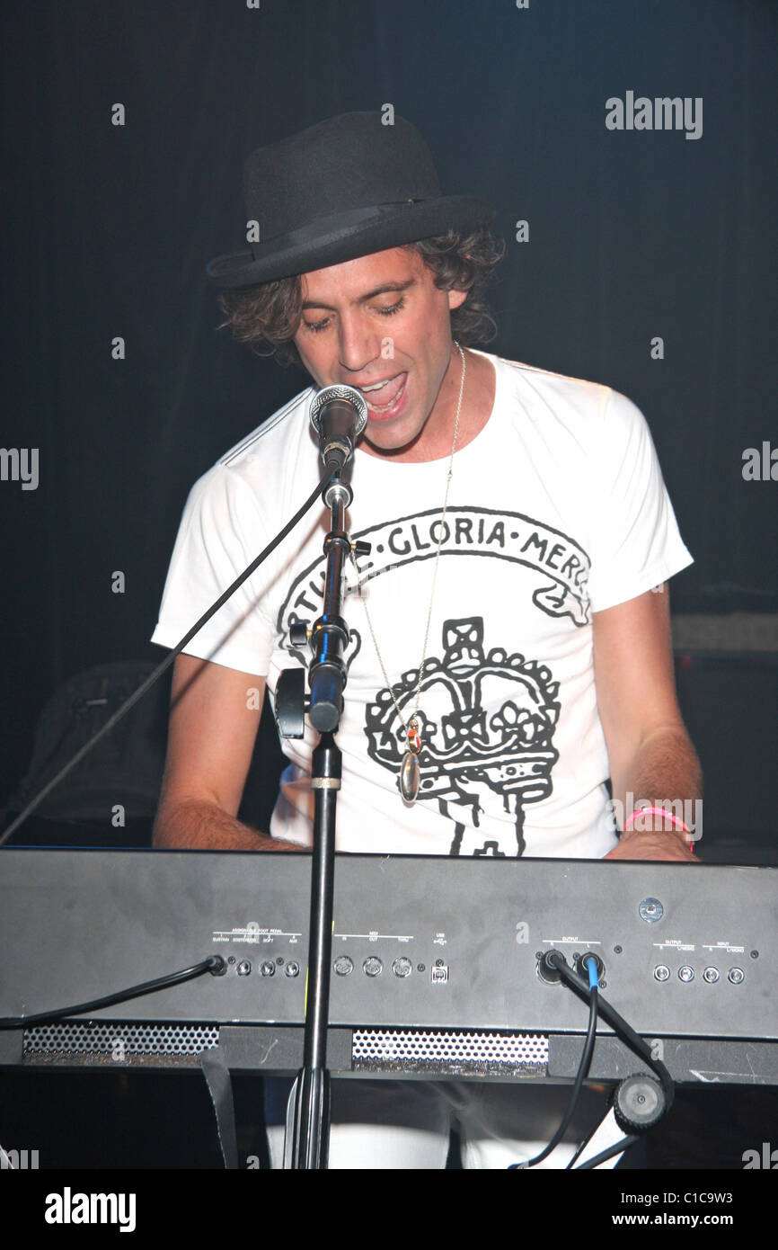 British singer Mika presents a free concert at the Roxy West Hollywood ...