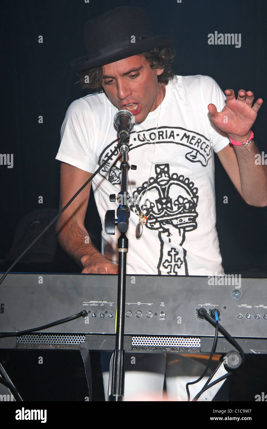 British singer Mika presents a free concert at the Roxy West Hollywood ...