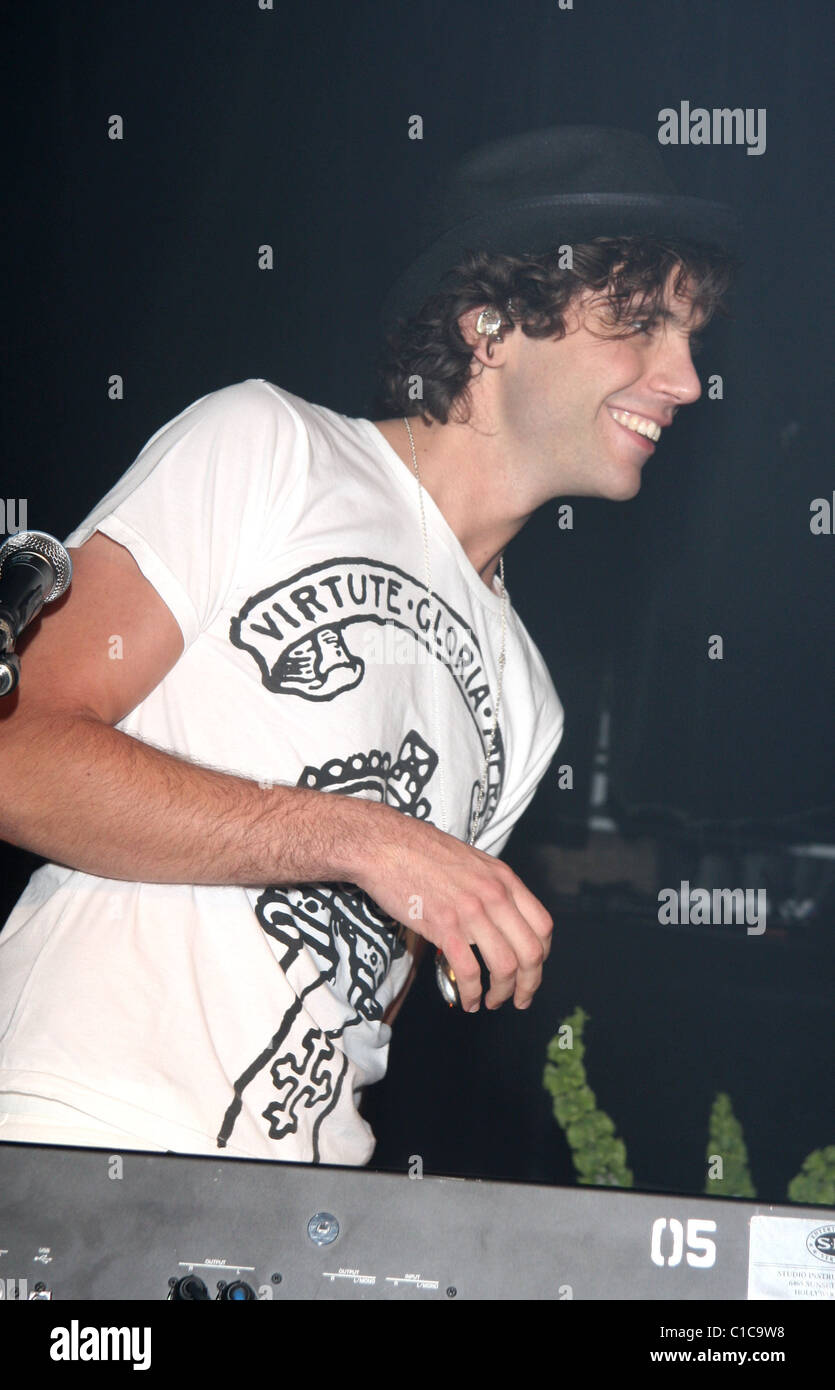 British singer Mika presents a free concert at the Roxy West Hollywood ...