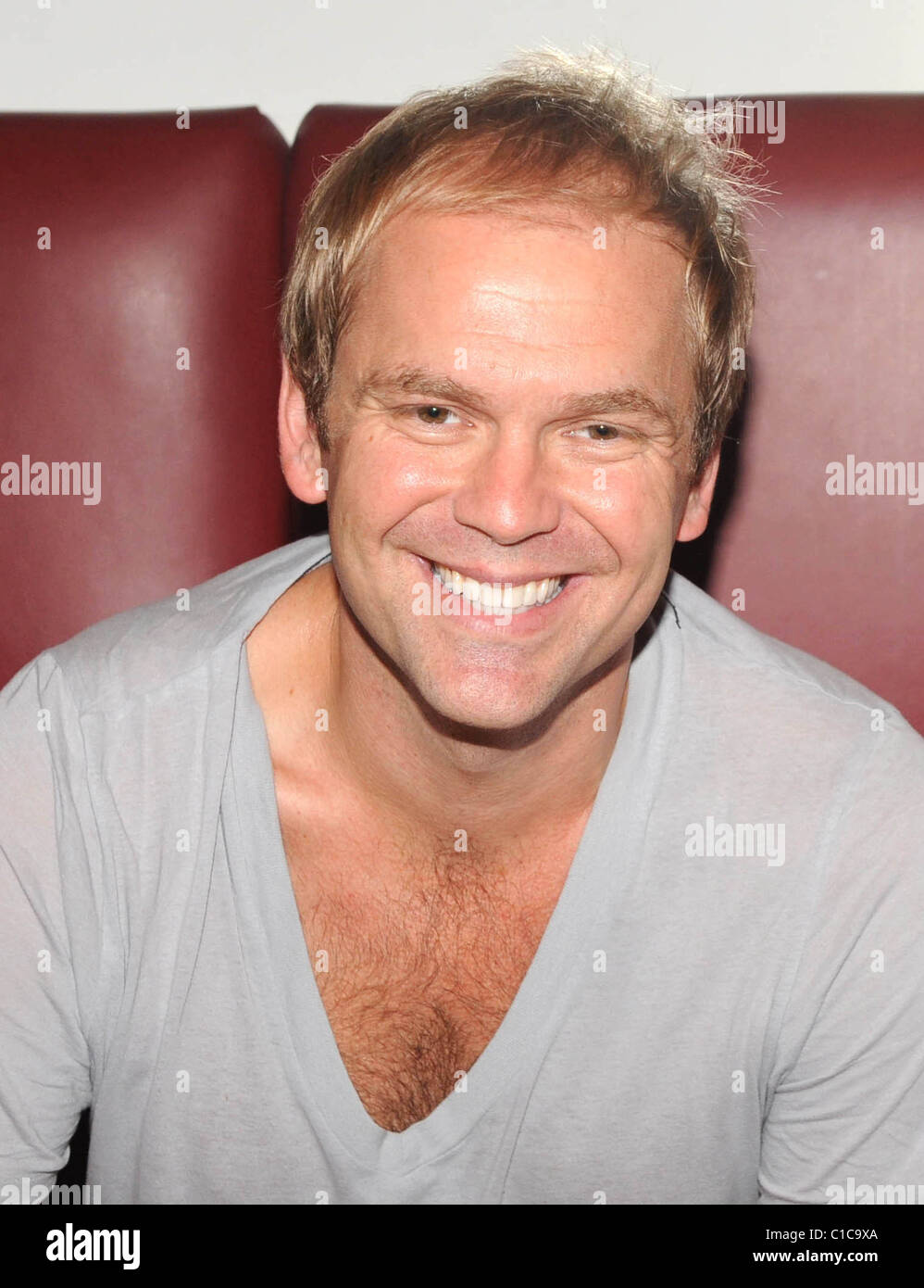 Australian chef Bill Granger gives a cooking demonstration and signs ...