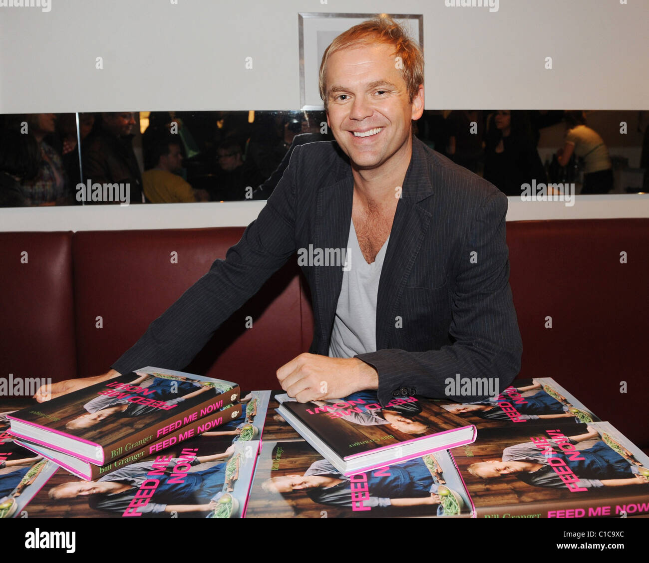 Australian chef Bill Granger gives a cooking demonstration and signs ...