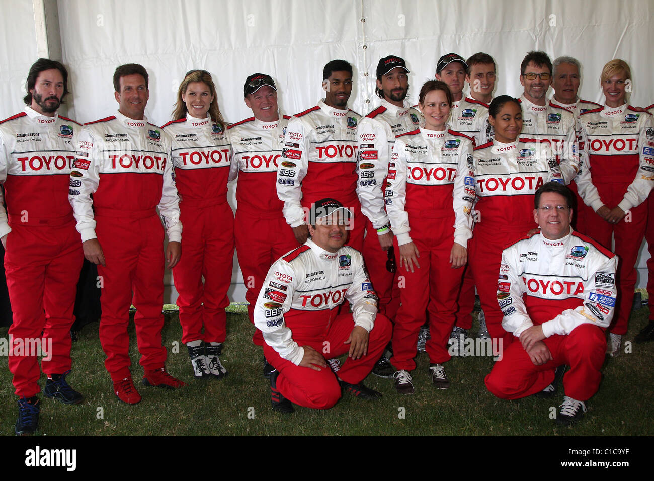 Pro/Celeb race drivers The 33rd Annual Toyota Pro/Celeb Race Press Day ...