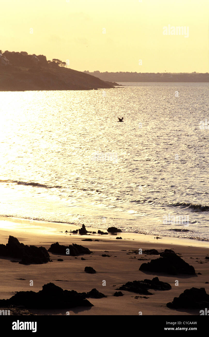 France, Finistere, Nevez, Raguenez Plage Stock Photo - Alamy