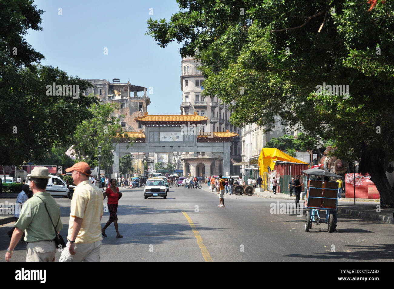 Barrio Chinese, china-town, La Habana, Cuba Stock Photo - Alamy
