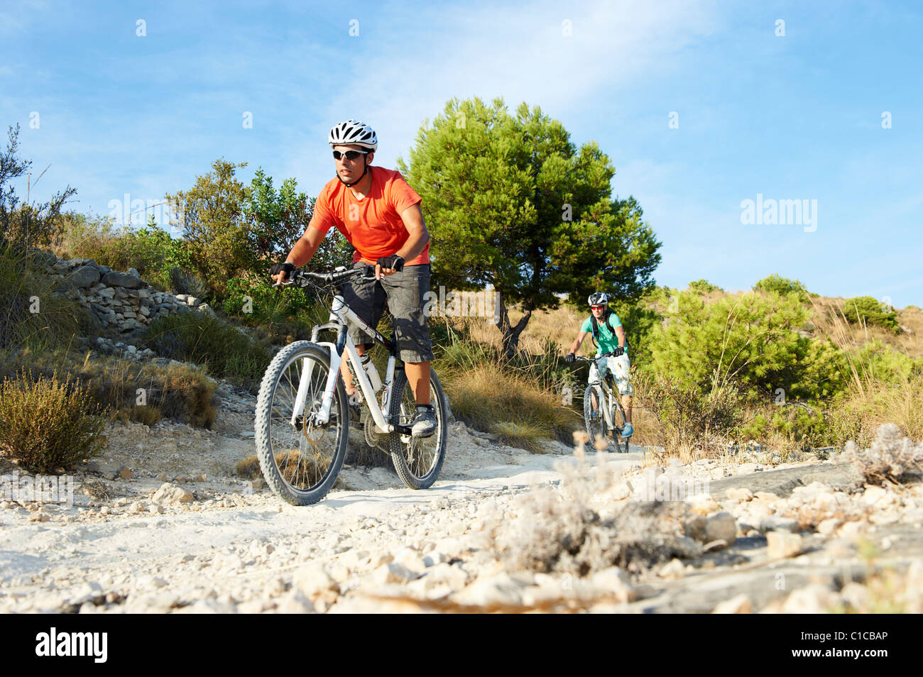 Biking in nature hi-res stock photography and images - Alamy